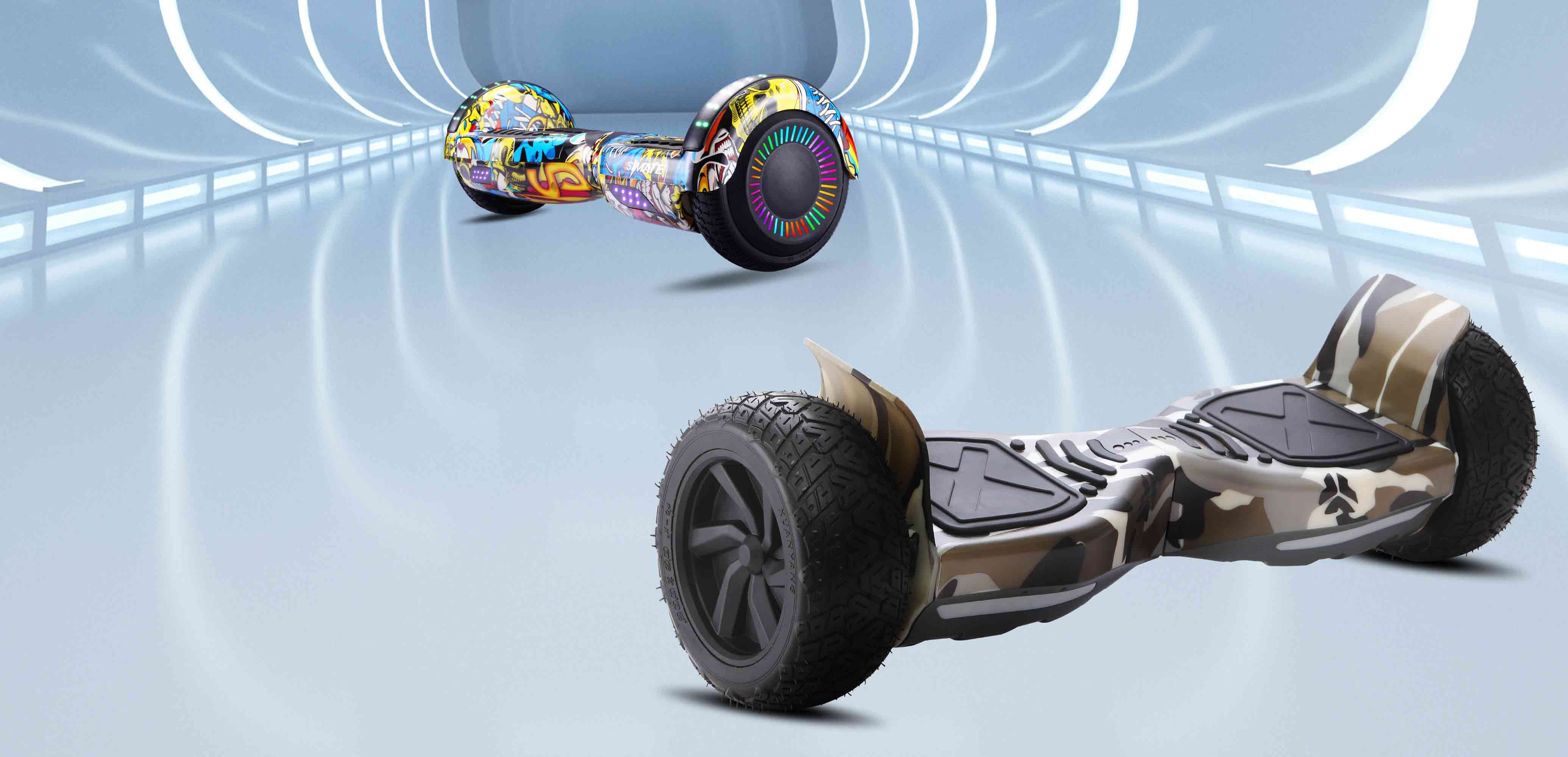 Kids Gifts Safety Milticolor Hoverboards With Lights and Audios ...